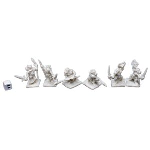 reaper 77010: kobolds (6) dark heaven bones plastic miniatures