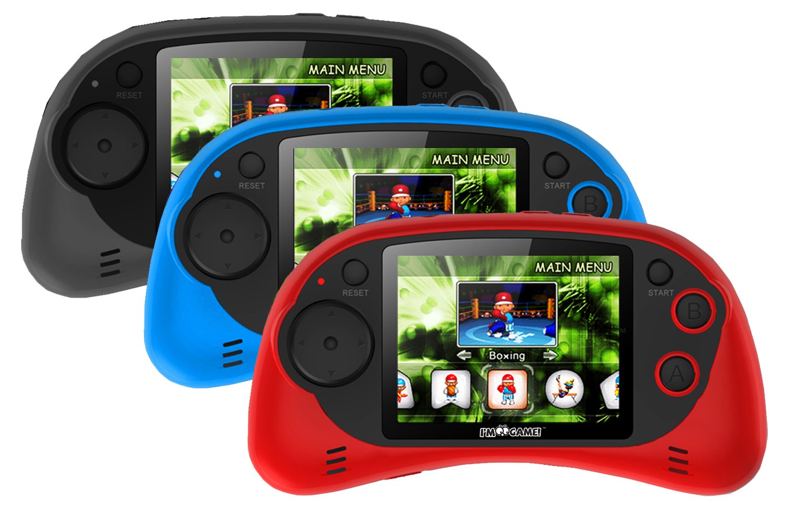 I'm Game 120 Games Handheld Player with 2.7-Inch Color Display, Red