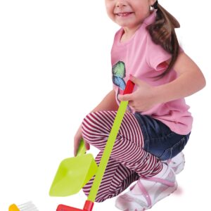 PlayGo My Cleaning Tools Set 3Pcs Housekeeping Broom Mini Brush & Mini Shovel Dustpan Children | Toy Cleaning Supplies That Work! Montessori Housekeeping Tools That Fit Into Kid's Hands (3117)