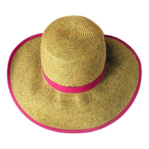 sun 'n' sand women's french laundry sun hat - upf 50+ - backless, foldable, and packable 4” brim hat - one size in black