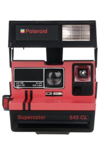 polaroid 600 instant camera supercolor 645 c l + 6 month warranty