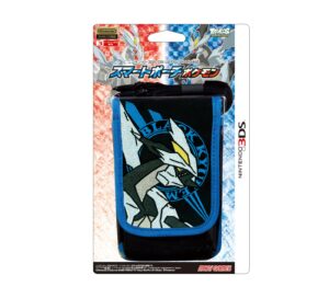 nintendo best wishes 3ds/dsi ll/dsi/ds lite shoulder pouch case - black kyurem