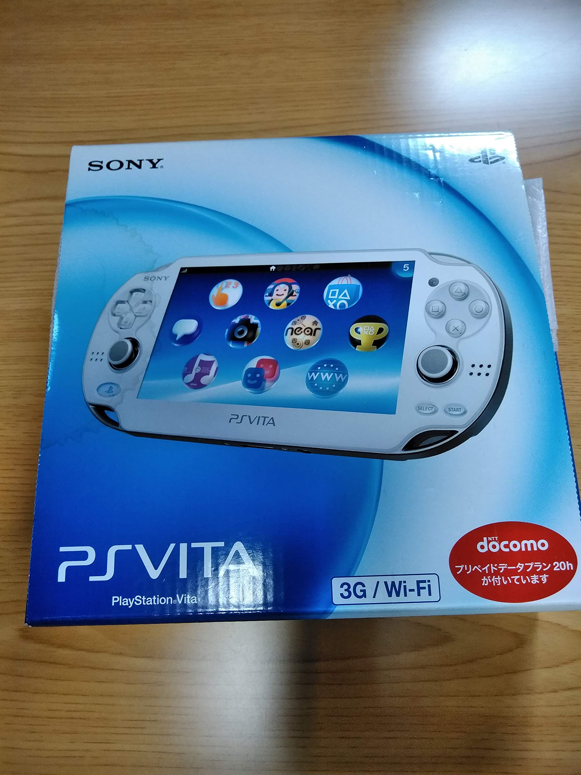 (Limited Edition) Playstation Vita (Playstation Vita) 3g/wi-fi Model Crystal White (Pch-1100 Ab02)