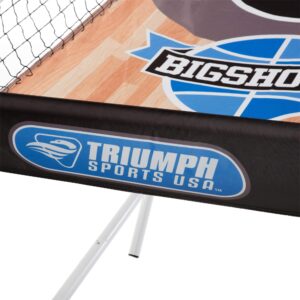 Triumph Sports Big Shot II Double Shootout Basketball Game - LED Scorer - 8 Game Modes - 4 Basketballs , 80.5”L X 47.5”W X 81”H