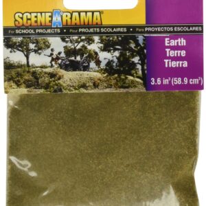 Woodland Scenics Earth 3.6 Cubic Inches, 2 Ounce (Pack of 1)