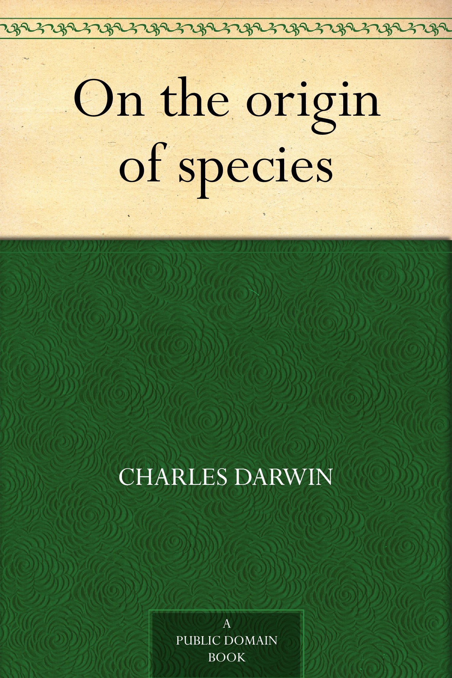 On the origin of species