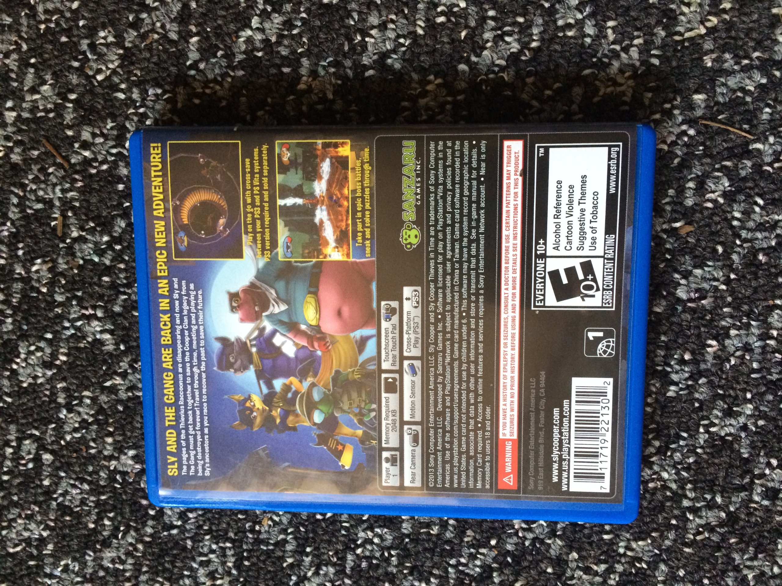 Sly Cooper: Thieves in Time - PlayStation Vita