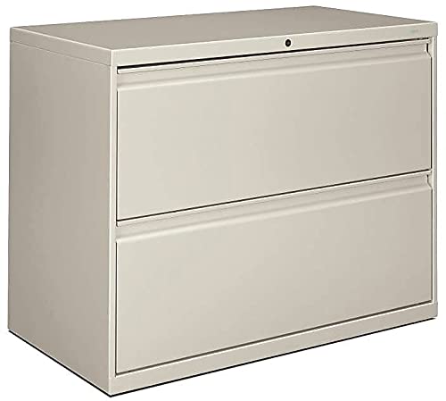 HON 882LQ 800 Series Two-Drawer Lateral File, 36w x 19-1/4d x 28-3/8h, Light Gray