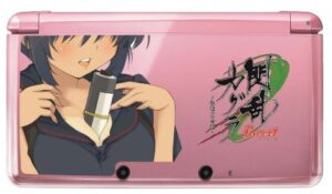 scratch guard for nintendo 3ds "glen no girls" senran kagura burst - version c