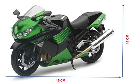 New Ray 2011 Kawasaki ZX-14 Ninja Green Motorcycle Model 1/12