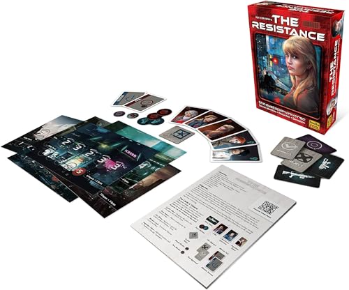 The Resistance Card Game - Social Deduction, Strategy, Bluffing, Negotiation, and Deception for Teens and Adults - Party Game for 5-10 Players Ages 13+ in 30 Minute Rounds by Indie Boards & Cards