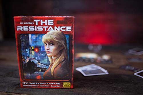 The Resistance Card Game - Social Deduction, Strategy, Bluffing, Negotiation, and Deception for Teens and Adults - Party Game for 5-10 Players Ages 13+ in 30 Minute Rounds by Indie Boards & Cards