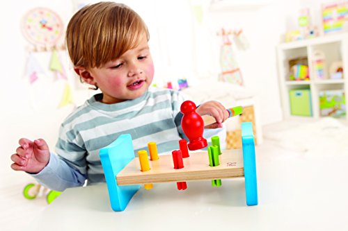 Hape First Pound & Tap Wooden Toy with Hammer| Early Learning Toy for Toddlers