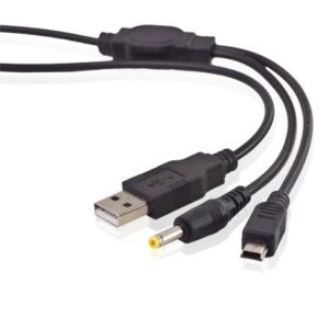 ce compass 2in1 usb dc power charger & data trabsfer cable for sony psp 1000 2000