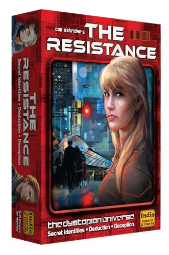 The Resistance Card Game - Social Deduction, Strategy, Bluffing, Negotiation, and Deception for Teens and Adults - Party Game for 5-10 Players Ages 13+ in 30 Minute Rounds by Indie Boards & Cards