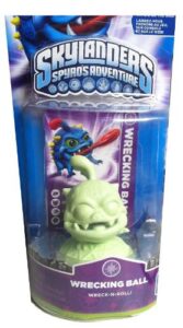 skylanders spyro's adventure: glow in the dark wrecking ball - extremely rare and collectible variant