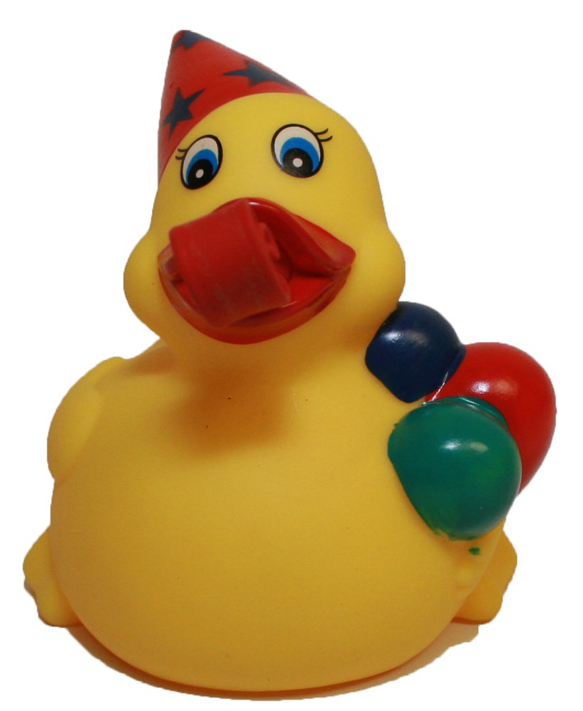 Rubber Ducks Family Party Rubber Duck, Waddlers Brand Toy Rubber Duck Squeaking and Tongue Blowing Party Celebration Fun, All Depts. Favor Gift New Year, Birthday, Baby Shower Christmas