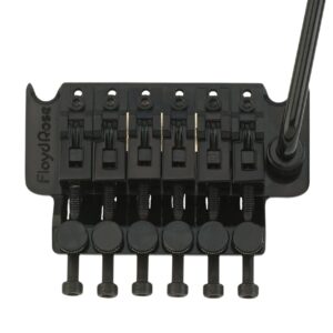 floyd rose original electric guitar tremolo system kit | color: black | contains all hardware parts needed to install bridge, springs & claw, mounting studs, arm | legendary double-locking whammy bar