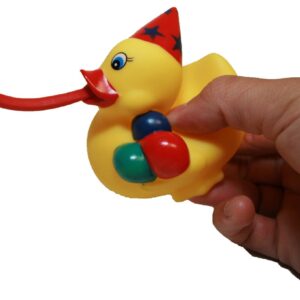 Rubber Ducks Family Party Rubber Duck, Waddlers Brand Toy Rubber Duck Squeaking and Tongue Blowing Party Celebration Fun, All Depts. Favor Gift New Year, Birthday, Baby Shower Christmas