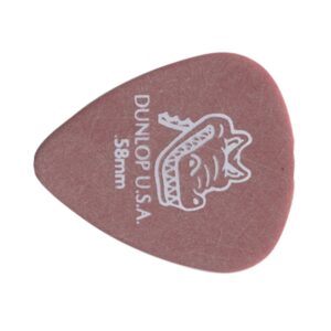 dunlop gator grip guitar picks - .58mm red (72-pack)