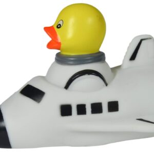 MORTENTR Rubber Duck Space Venture Shuttle, Brand Toy Bathtub Rubber Ducks That Floats Upright, Birthday Baby Shower, All Depts.Space Venture Future Dreaming Favor Gift c