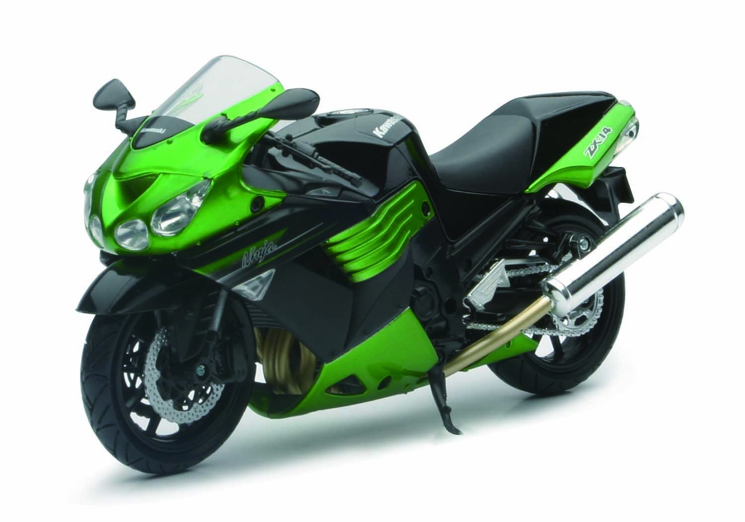 New Ray 2011 Kawasaki ZX-14 Ninja Green Motorcycle Model 1/12