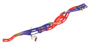 hot wheels wall tracks racing duel track set