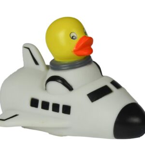 MORTENTR Rubber Duck Space Venture Shuttle, Brand Toy Bathtub Rubber Ducks That Floats Upright, Birthday Baby Shower, All Depts.Space Venture Future Dreaming Favor Gift c