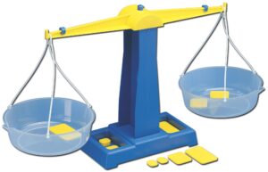 delta education primary pan balance weight set, 15 pieces