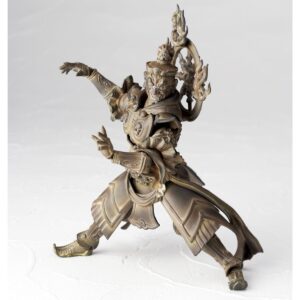 Kaiyodo Takeya Revoltech Action Figure: #005 Jikokuten Wooden Version