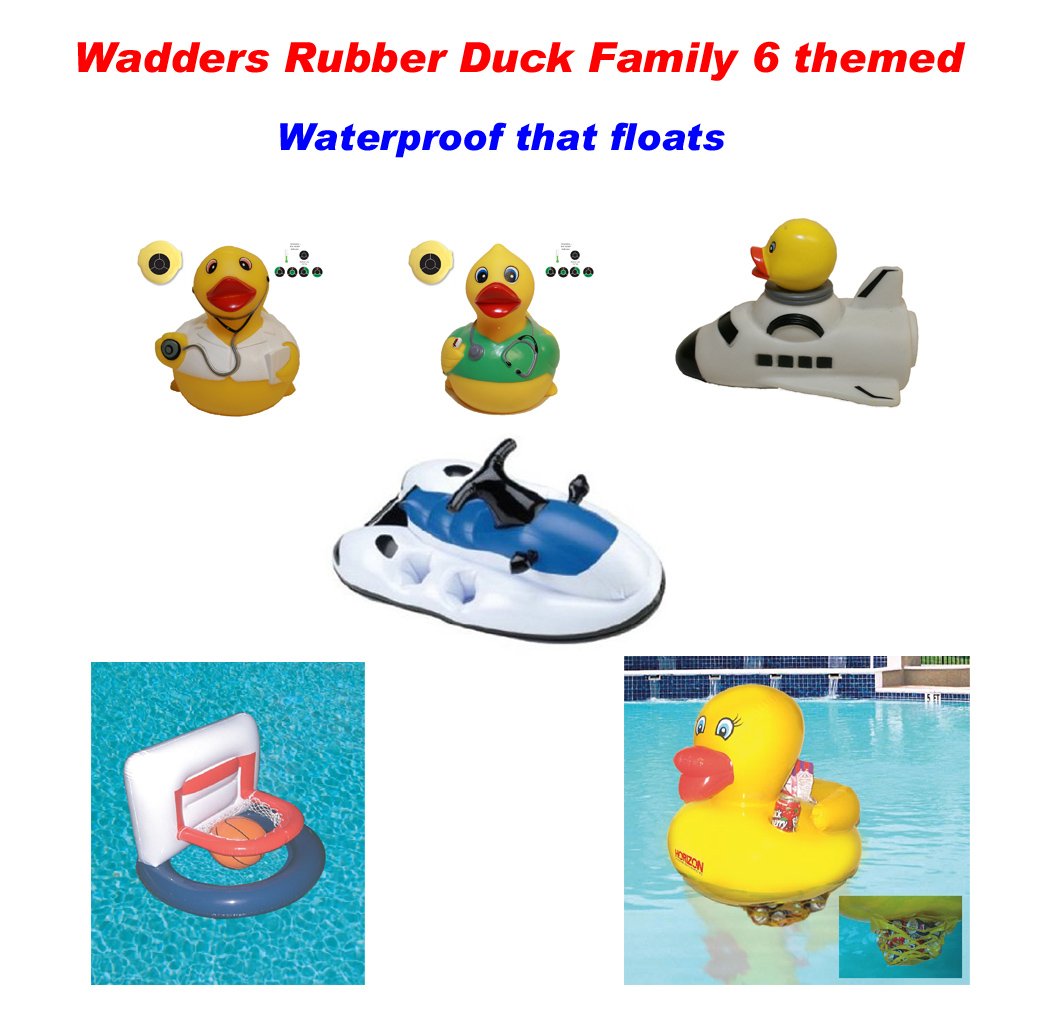 MORTENTR Rubber Duck Space Venture Shuttle, Brand Toy Bathtub Rubber Ducks That Floats Upright, Birthday Baby Shower, All Depts.Space Venture Future Dreaming Favor Gift c