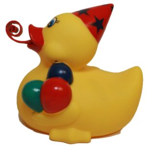 Rubber Ducks Family Party Rubber Duck, Waddlers Brand Toy Rubber Duck Squeaking and Tongue Blowing Party Celebration Fun, All Depts. Favor Gift New Year, Birthday, Baby Shower Christmas