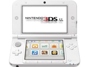 nintendo 3ds ll portable video game console - white - japanese version (only plays japanese version 3ds games)