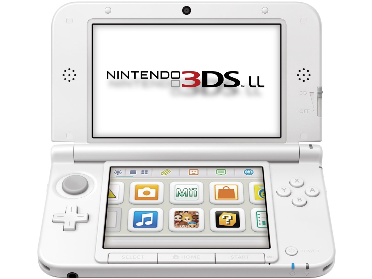 Nintendo 3DS LL Portable Video Game Console - White - Japanese Version (only plays Japanese version 3DS games)