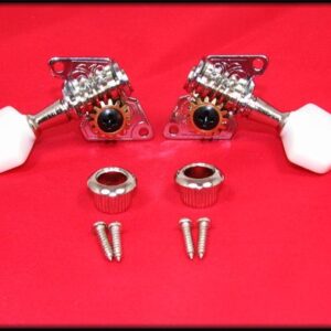 Cigar Box Guitar Parts: Shane Speal Signature Tuners for 4-string guitars - 2 left / 2 Right