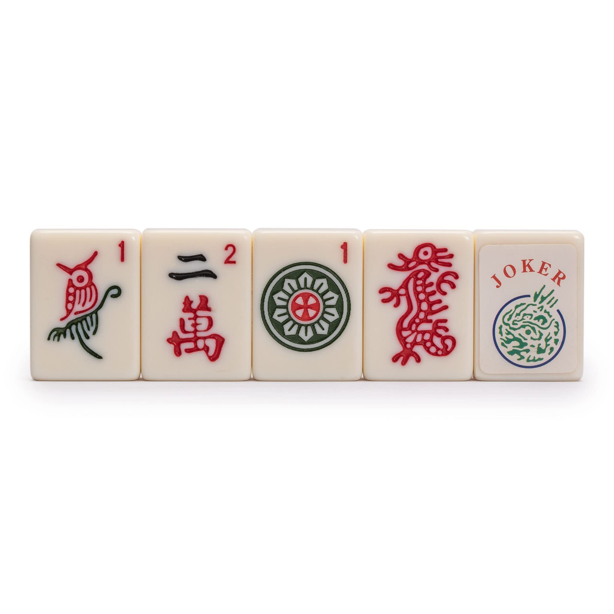 Yellow Mountain Imports American Mahjong Joker Tile Decal Stickers, Set of 8