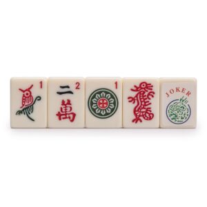 Yellow Mountain Imports Set of 180 American Mahjong Tile Decal Stickers - Made