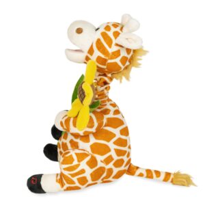 Cuddle Barn - Gerry | Giraffe Animated Stuffed Animal Plush, Neck Grows and Mouth Moves Sings Your Love Lifts Me Higher 12 inches