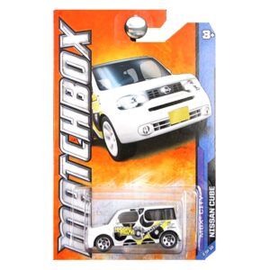 matchbox 2011-22 mbx city nissan cube white 1:64 scale