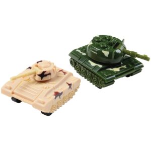 Kid Fun Pull Back Tanks, Army Toys for Imaginative Play, Use Toy Cars with Little Army Men, Toys for Kids, Ages 3 Years