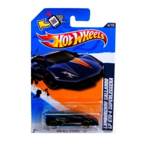 hot wheels 2012, lamborghini gallardo lp 570-4 superleggera (dark blue), hw all stars 126/247. 1:64 scale.