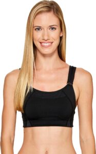 new balance women's shockingly unshocking bra, black , 34c