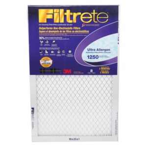 3M Filtrete 25 in. H x 16 in. W x 1 in. D 12 MERV Air Filter