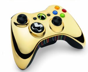 xbox 360 wireless controller - gold, c-3po edition