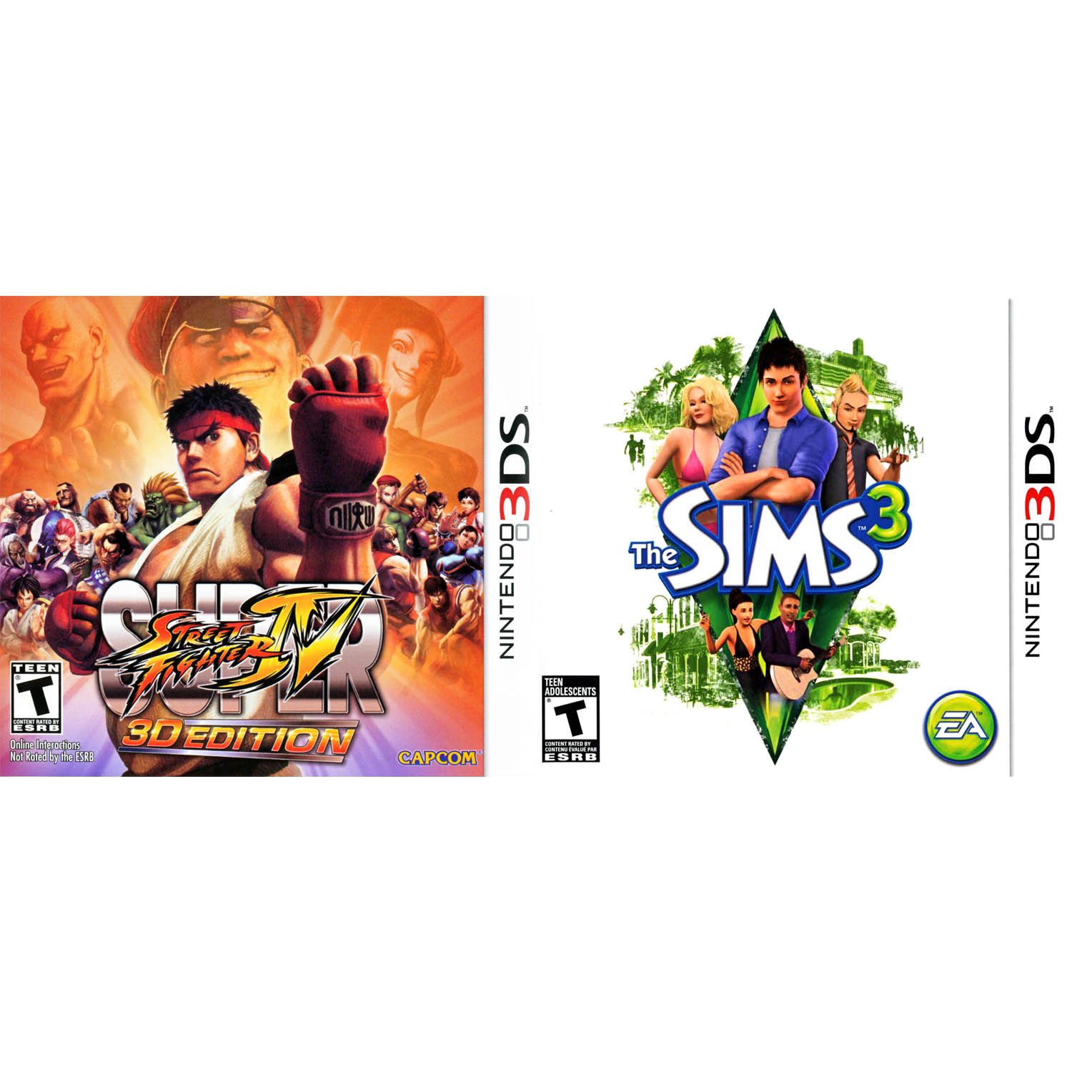 The Sims 3DS/Super Street Fighter IV 3DS 2-Pack