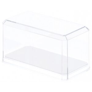 pioneer plastics 164cd clear plastic display case for 1:64 scale cars (mirrored), 3.5" w x 1.625" d x 1.75" h (mailer box), pack of 20