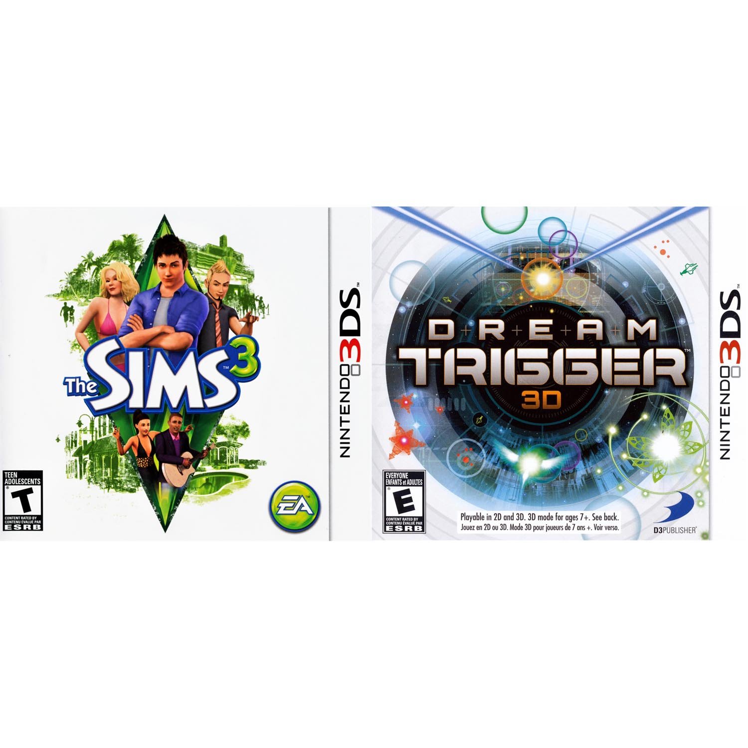 The Sims 3DS/Dream Trigger 3DS 2-Pack