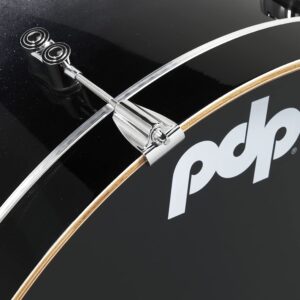 PDP By DW 7-Piece Concept Maple Shell Pack with Chrome Hardware Silver to Black Fade