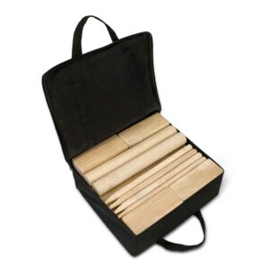 Yard Games Kubb Premium Size Outdoor Tossing Game with Carrying Case, Instructions, and Boundary Marker