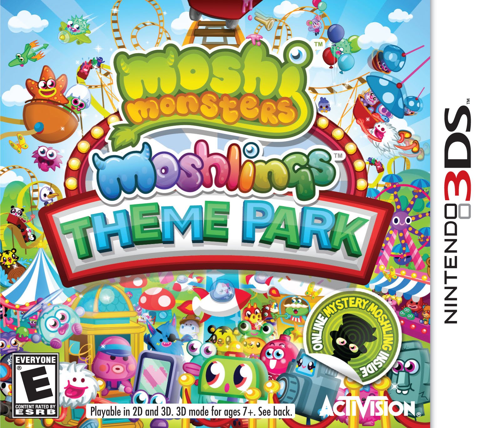 Moshi Monsters Moshlings Theme Park - Nintendo 3DS